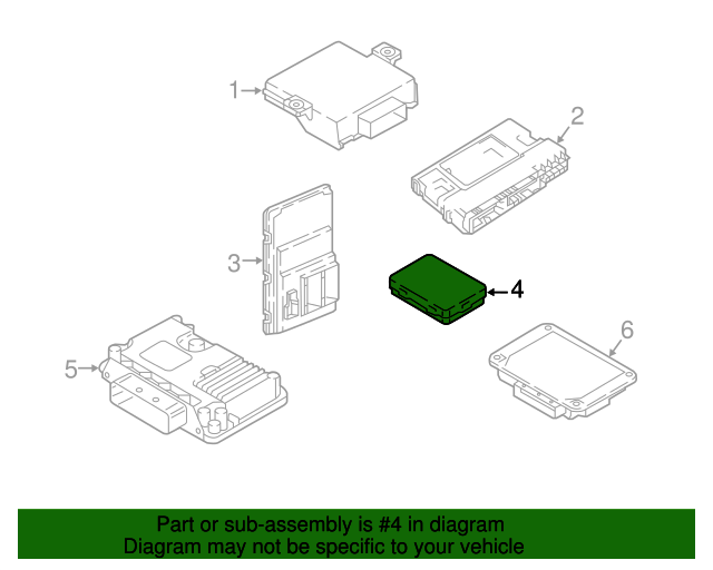 4N0-907-064-EP - HVAC Control Module 2021-2023 Audi | AutoNationParts.com