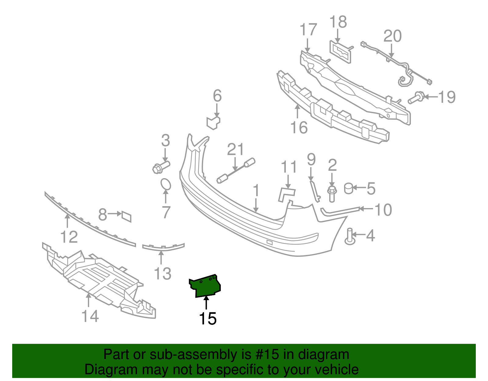 2009-2012 Hyundai Elantra Under Cover 86695-2L300 | QuirkParts