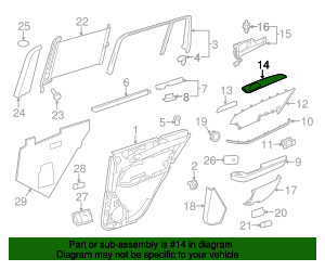 166-730-01-22 - Switch Bezel 2012-2019 Mercedes-Benz | Mercedes-Benz ...