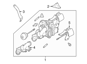 000-492-09-81 - Turbocharger Gasket 2005-2022 Mercedes-Benz ...