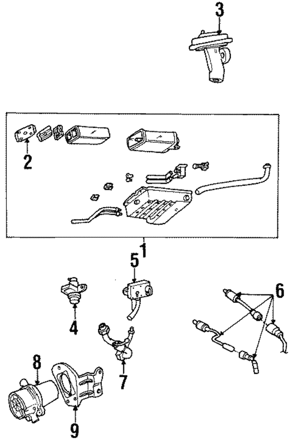 1996-1998 Ford Motorcraft™ Exhaust Gas Re-Circulation (Egr) Pressure ...