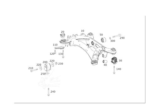 Rear Axle Support for 2014 Mercedes-Benz CLS 63 AMG® | Mercedes-Benz ...