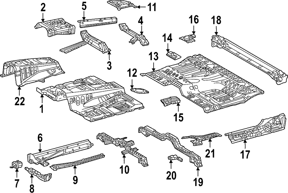 2022-2024 Toyota Tundra Lower Cross-Member 57407-0C040 | Lithia Toyota ...