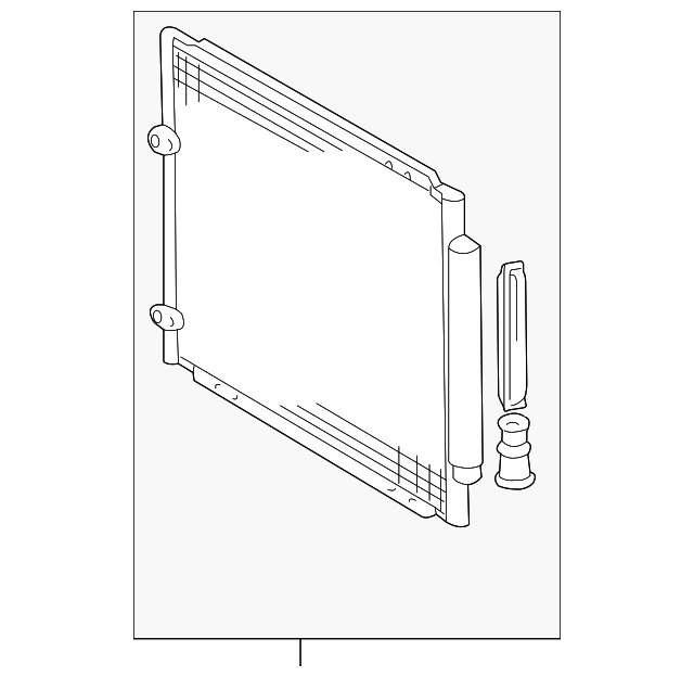 2004-2010 Toyota Sienna Condenser 88460-AZ008 | Toyota Parts Center