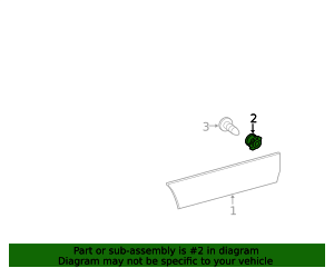 9109910100 - Molding Clip 2019-2024 Mercedes-Benz | Mercedes-Benz USA Parts