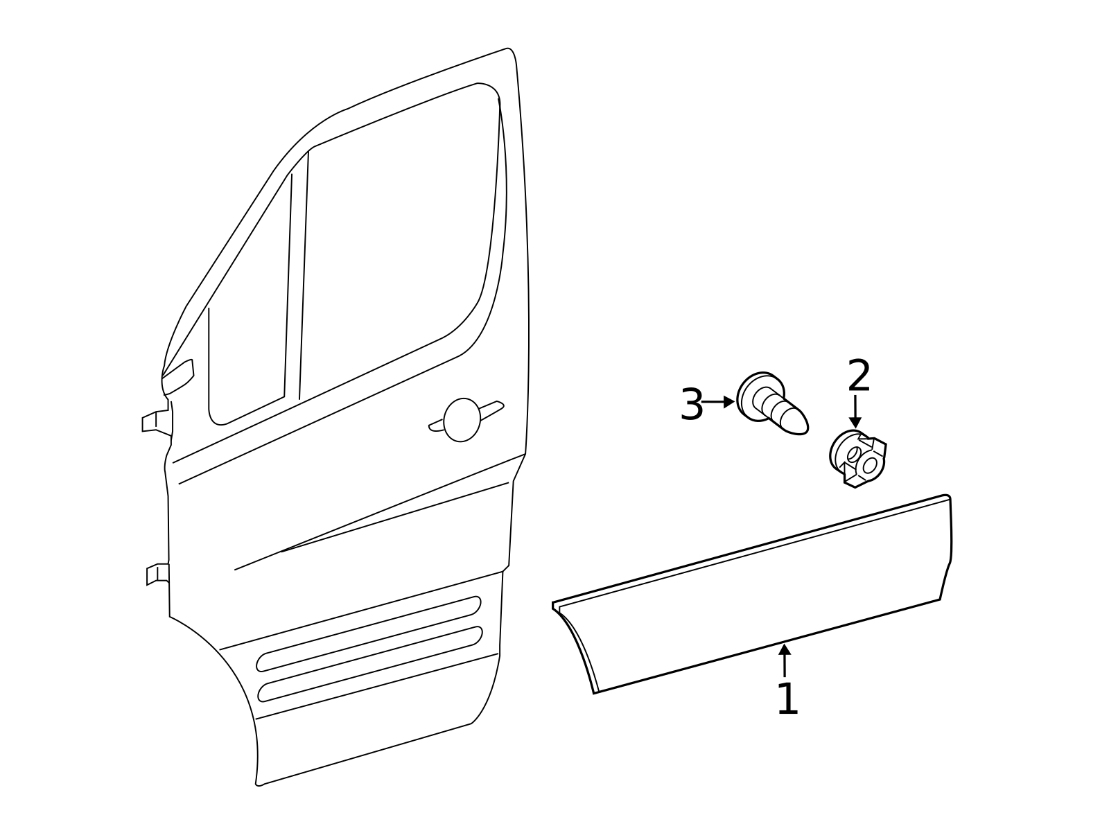 9109910100 - Molding Clip - 2019-2021 Mercedes-Benz | Buy Mercedes ...