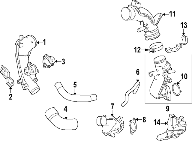 2022-2024 Toyota Air Tube 17309-70020 | Toyota Parts Center