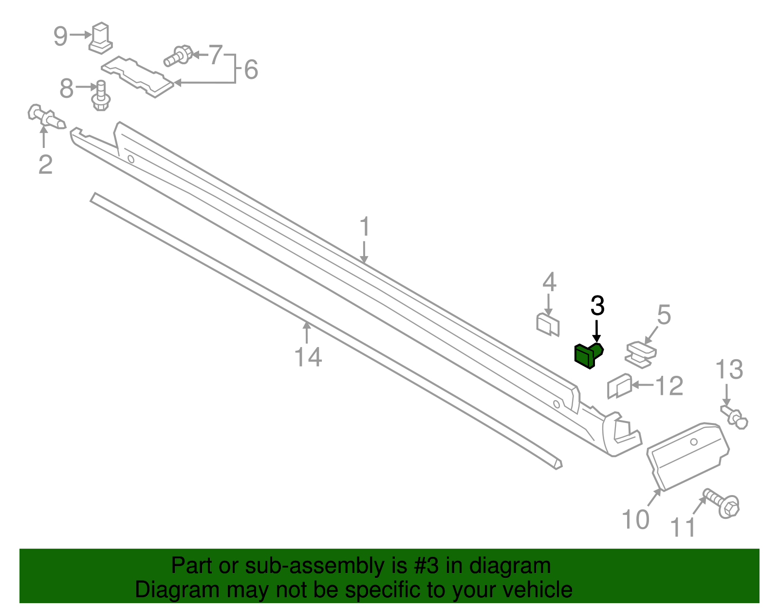 2012-2025 Ford Rocker Molding Clip W790225-S900 | OEM Parts Online