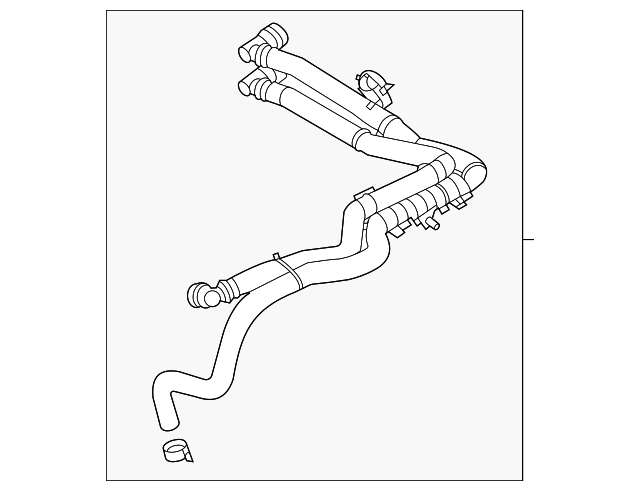 2021-2023 Ford F-150 Water Hose Assembly ML3Z-8B081-C | OEM Parts Online