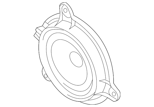 Genuine OEM Mazda Bose Front Right or Left Door Speaker | Mazda Parts ...