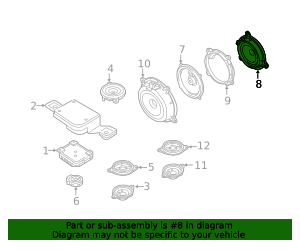 KD45-66-A60 - Front Dr Speaker 2013-2023 Mazda | Mazda Parts Connect