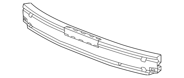 71530-TR3-A50 - Beam Rear Bumper - 2013-2015 Honda Civic | Genuine ...