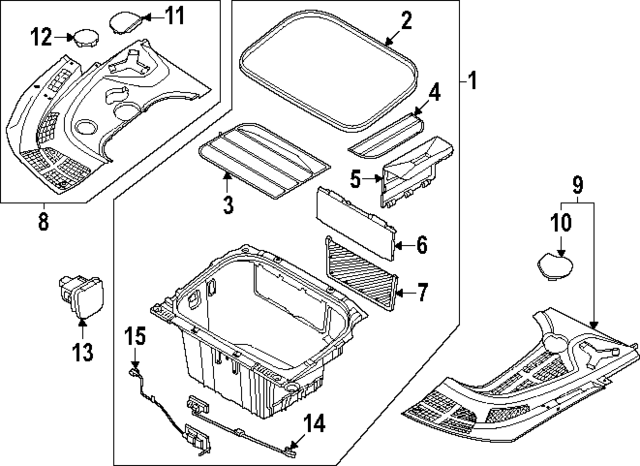 86781-DO000 - Trunk Mat 2024 Kia EV9 | Kia.Parts