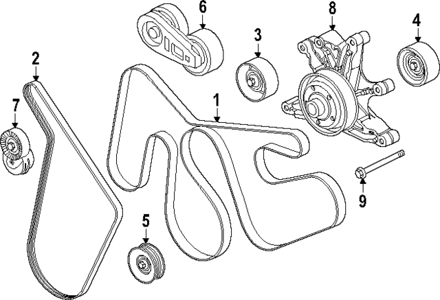 2023-2024 Ford Idler Pulley PC3Z-8678-C | OEM Parts Online