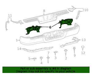 2019-2020 Ram Bumper Bracket 68451115AA | TascaParts.com