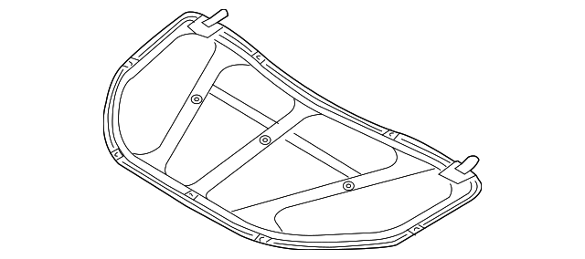 2007-2015 Mazda CX-9 Insulator Bonnet TD11-56-681B | QuirkParts