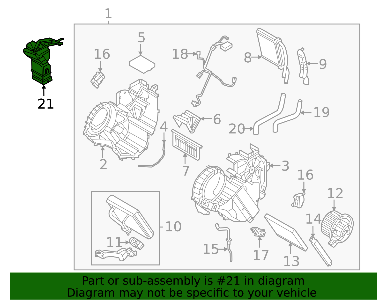 97930-R0000 - Cabin Air Intake Duct 2022-2025 Kia Carnival | Kia.Parts ...