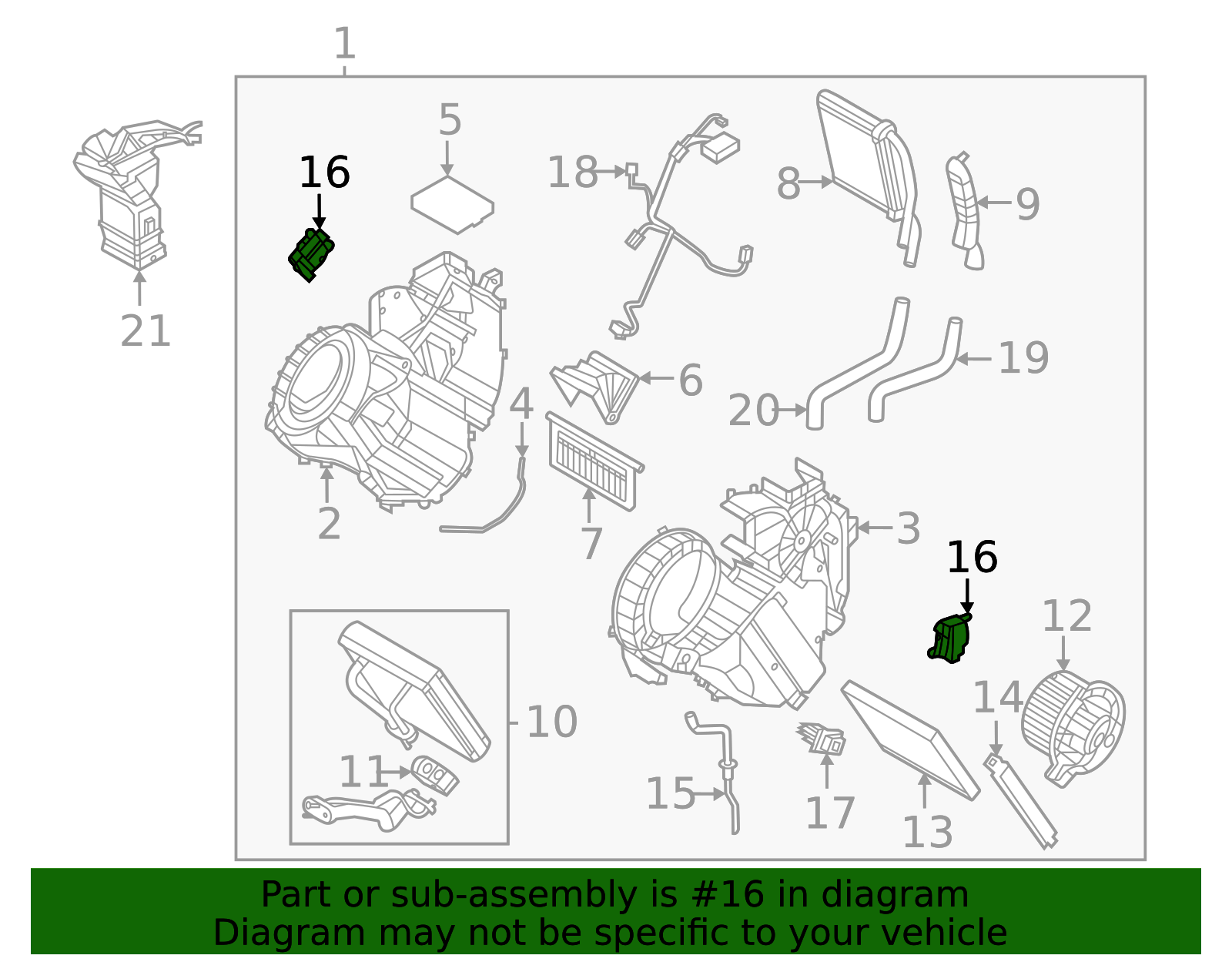 2010-2025 Kia HVAC Air Inlet Door Actuator 97162-1JAA0 | OEM Parts Online