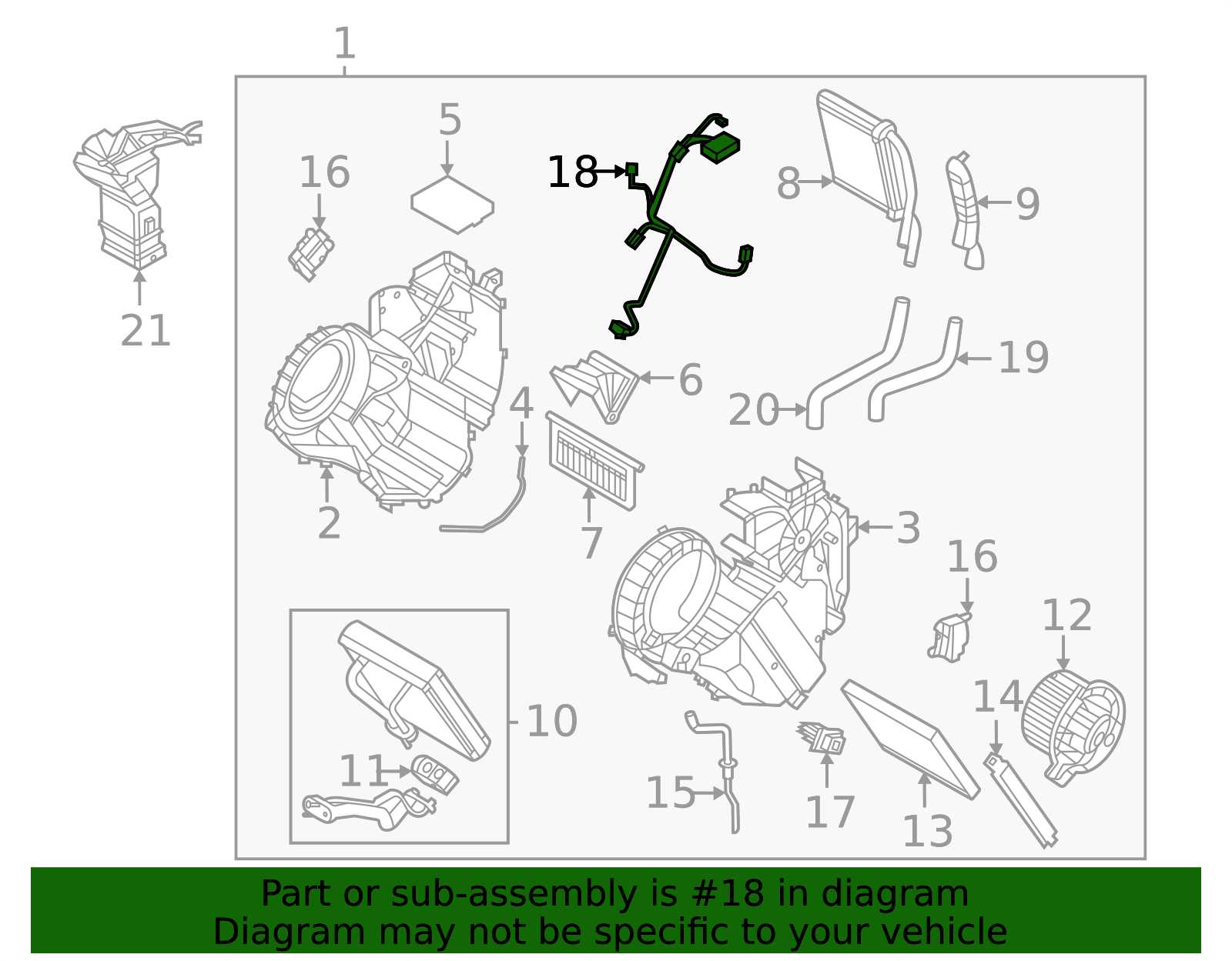 2022-2025 Kia Carnival HVAC System Wiring Harness 97176-R0000 | OEM ...