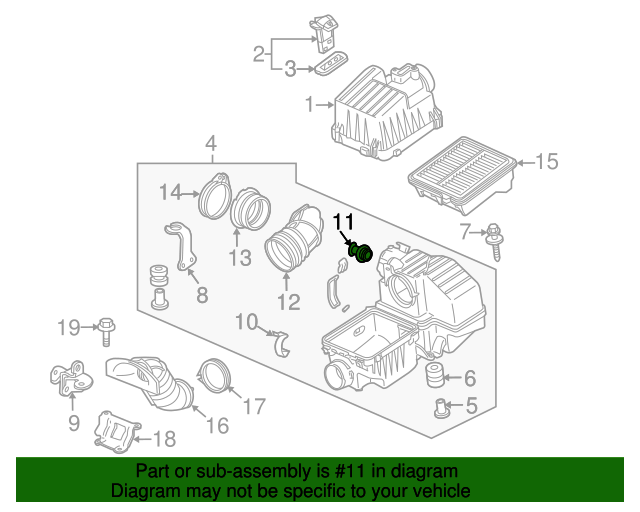 17136-REJ-W00 - Grommet, Breather Pipe 2003-2020 Honda | Honda Parts Online