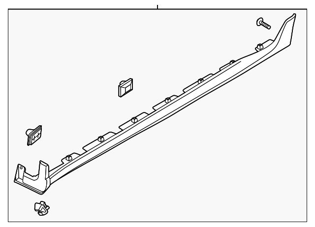 2019 Hyundai Veloster Rocker Molding 87751-J3000-MTA | OEM Parts Online