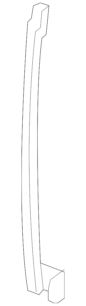 2004-2012 GM Channel Assembly-Rear S/D Wdo Rear Lower 22825974 ...