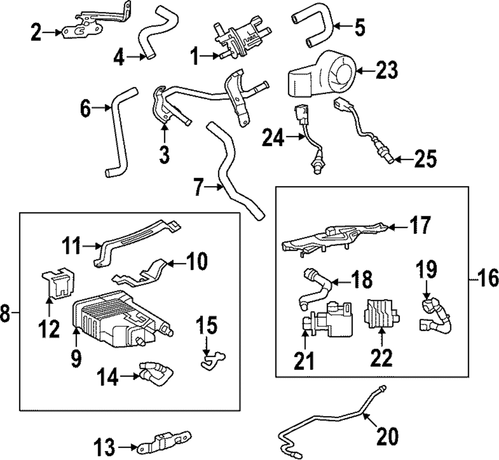 2022-2024 Toyota Tundra 2022-2024 Toyota Tundra - Vapor Canister 77740 ...