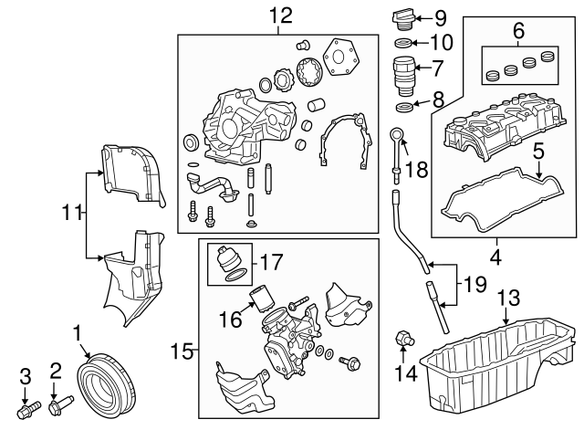 2012-2017 Mopar Valve Cover Seal 68166329AA | TascaParts.com