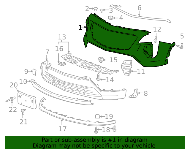 2019-2023 Cadillac XT4 Fascia Pkg 84646922 | NewGMParts.com