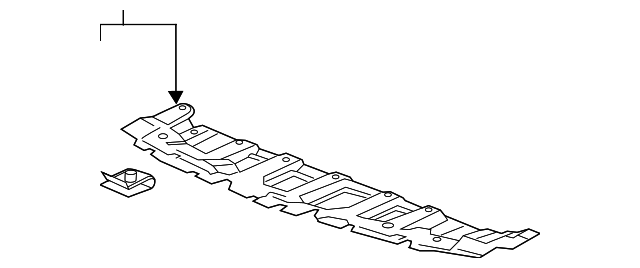 23273931 - Front Compartment Air Deflector 2019-2023 Cadillac XT4 ...