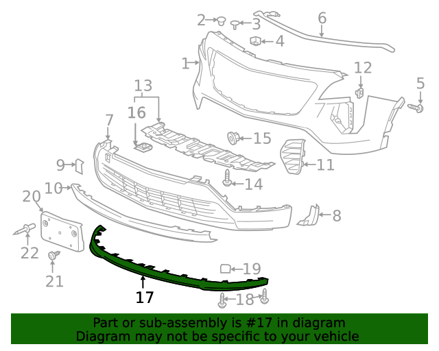 23507084 - Front Bumper Secondary Shutter 2019-2023 Cadillac XT4 ...