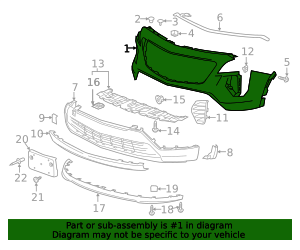 2019-2023 Cadillac XT4 Fascia Pkg 84646922 GM | GMPartsDirect.com