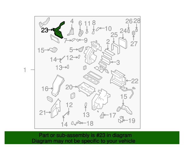 2007-2009 Hyundai Santa Fe Heater Core 97138-2B000 | OEM Parts Online