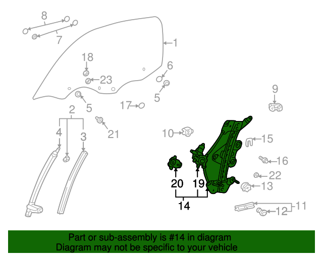 2000-2005 Toyota MR2 Spyder Regulator Assembly 69810-17070 | Toyota San ...