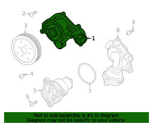 06M-121-013-D - Water Pump 2018-2023 Audi | Audi OEM Parts