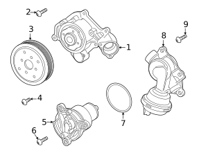 06M-121-013-D - Water Pump 2018-2023 Audi | Audi OEM Parts