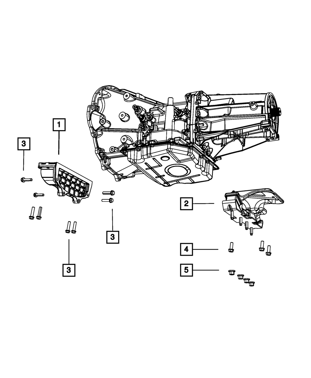 2006-2012 Mopar Transmission Mount Bracket 52125450AC | Mopar OEM Parts ...
