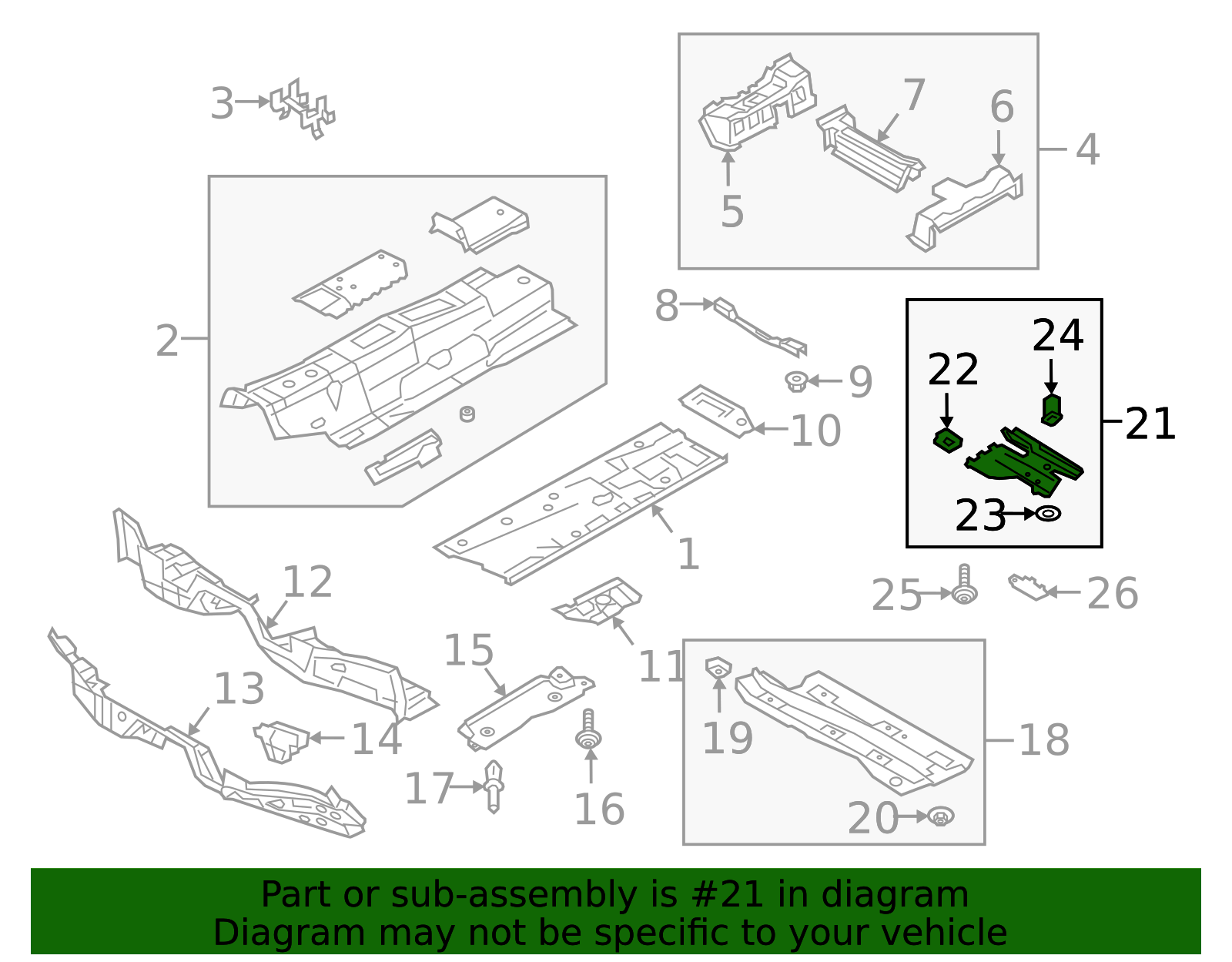 5QF-825-101-A - Rear Shield 2019-2024 Audi Q3 | Audi OEM Parts