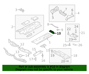 5QF-803-580 - Rear Reinforced 2019-2023 Audi Q3 | Audi OEM Parts
