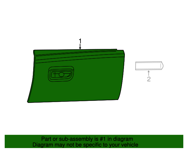 Glove Box 7EH07DX9AA | TascaParts.com