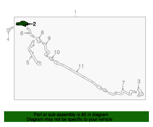 98672-B1600 - Headlight Washer Nozzle 2018-2020 Genesis G80 ...