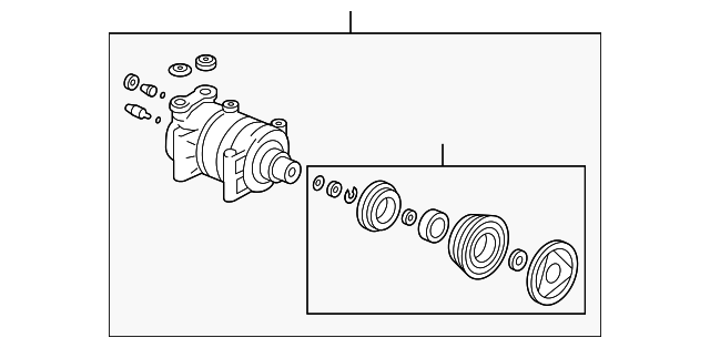 89019357 - Air Conditioning Compressor 2002 GM | Chevrolet Parts Direct