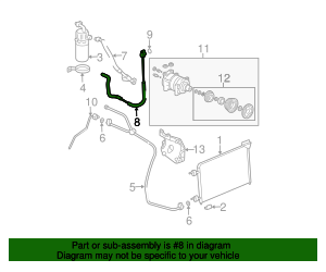 2004-2006 GM Air Conditioning Hose Assembly 15200741 | GMPartsDirect.com