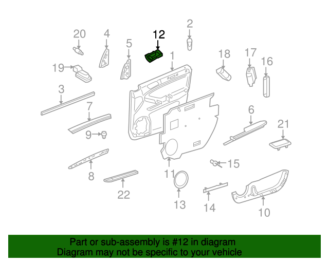 164-760-06-61-9051 - Handle, Inside 2006-2012 Mercedes-Benz | Mercedes ...