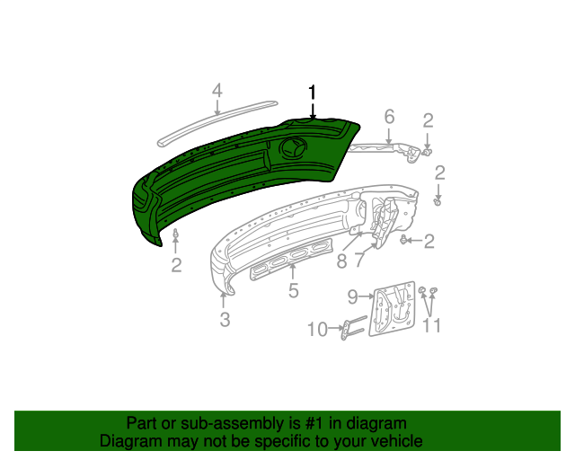 2003-2005 Dodge Bumper Cover 5073001AF | TascaParts.com