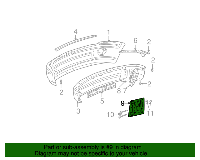 2002-2005 Dodge Mount Plate 55077220AC | TascaParts.com