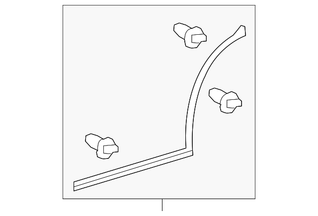 2008-2013 Toyota Highlander Lower Weather-Strip 67887-0E040 | OEM Parts ...