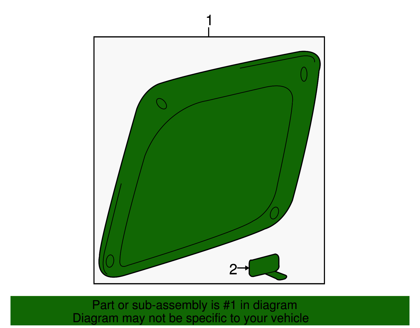 62740-04010 - Door Glass - 2005-2020 Toyota Tacoma | Lithia Toyota Parts