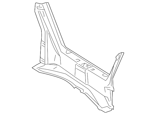 203-690-05-25-7C45 - Rear Body Trim 2001-2007 Mercedes-Benz | Mercedes ...