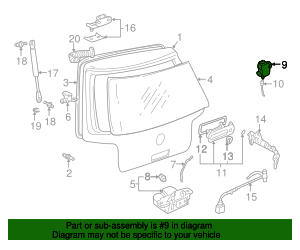 1998-2007 Volkswagen Trunk Lock Actuator Motor 1M0-959-781-A | OEM ...